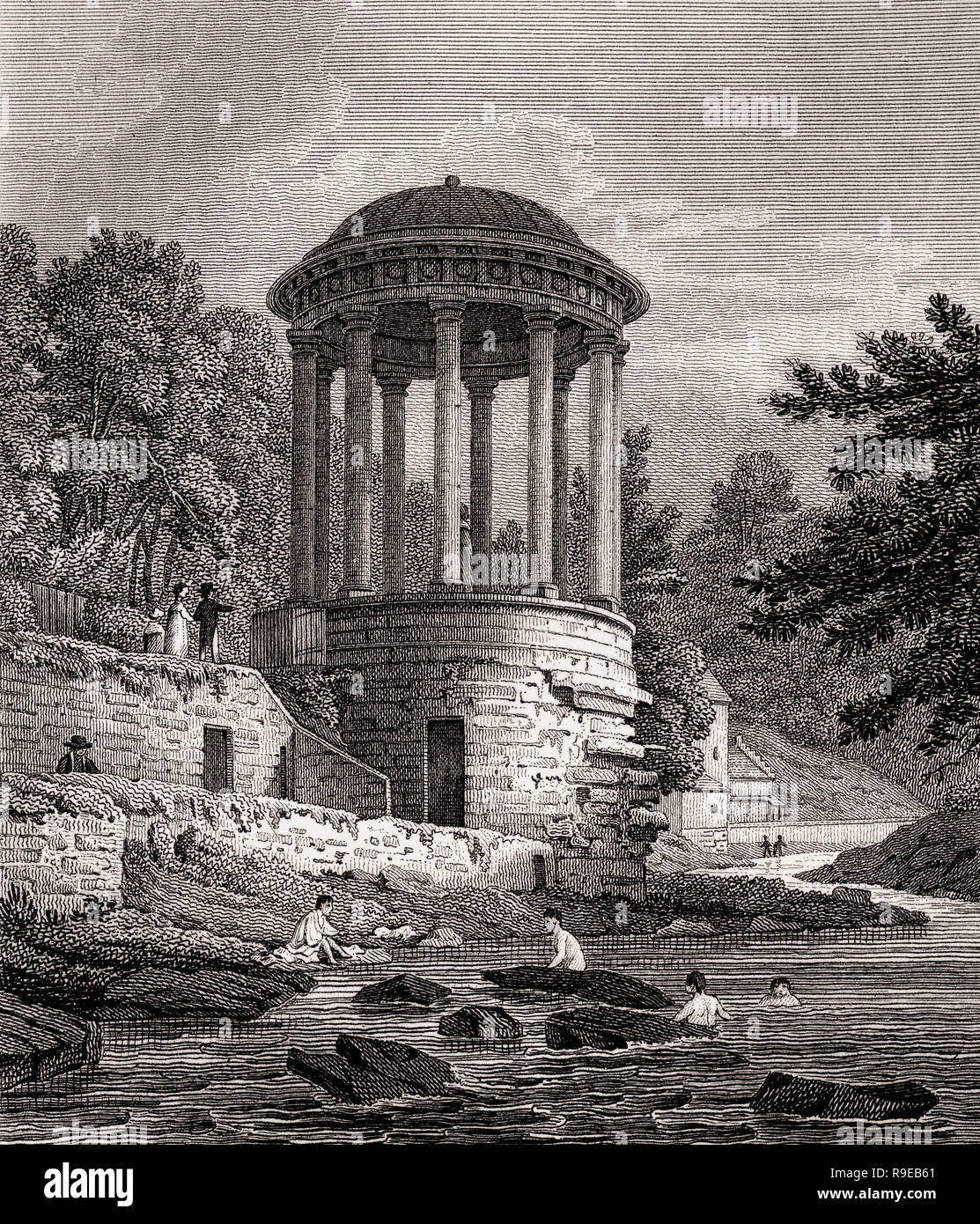 St Bernard's Well, Water of Leith, Edinburgh, Scotland, 19th century ...