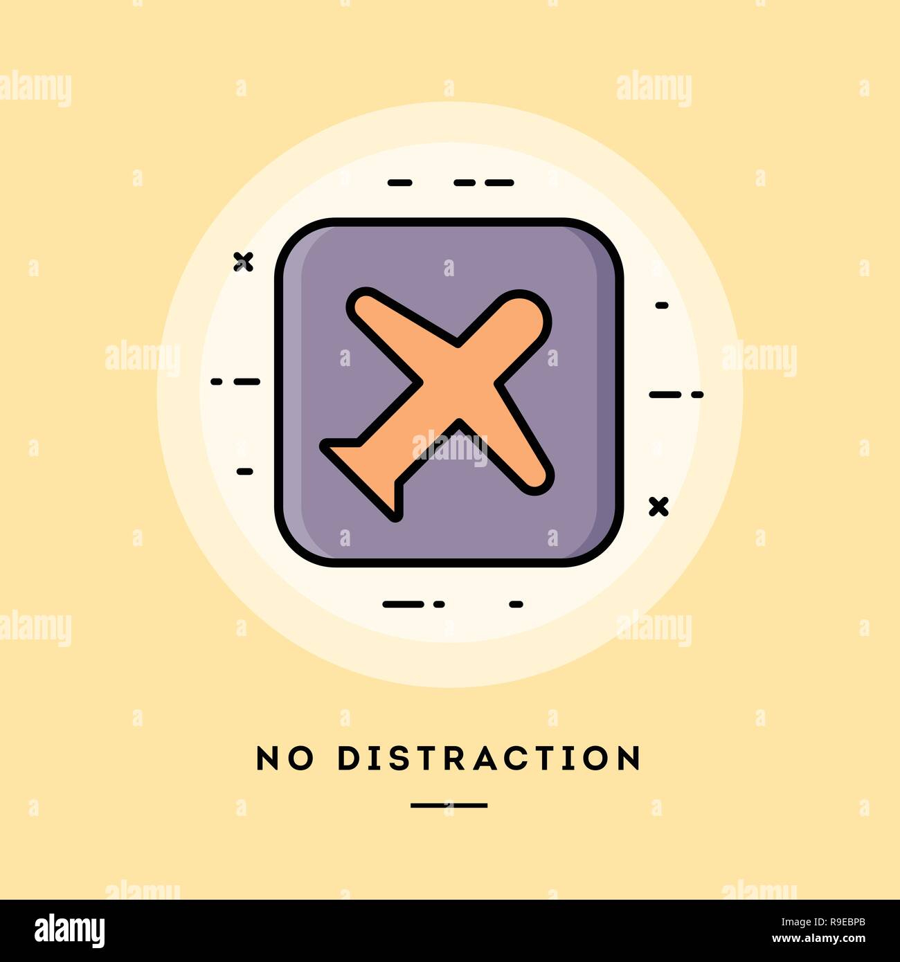 Distraction symbol Stock Vector Images - Alamy