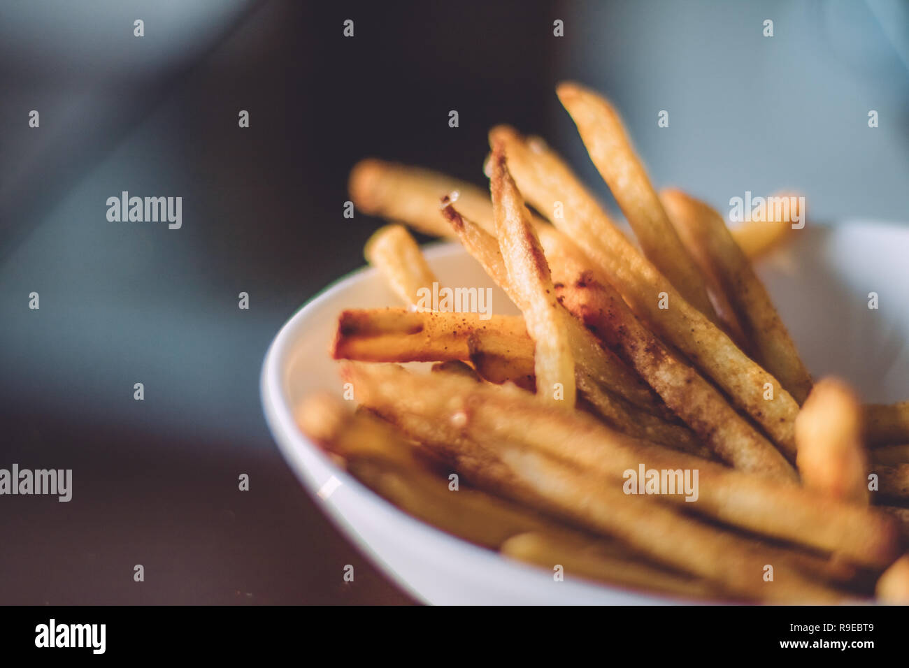 rustic food and homemade cooking styled concept - just cooked french ...