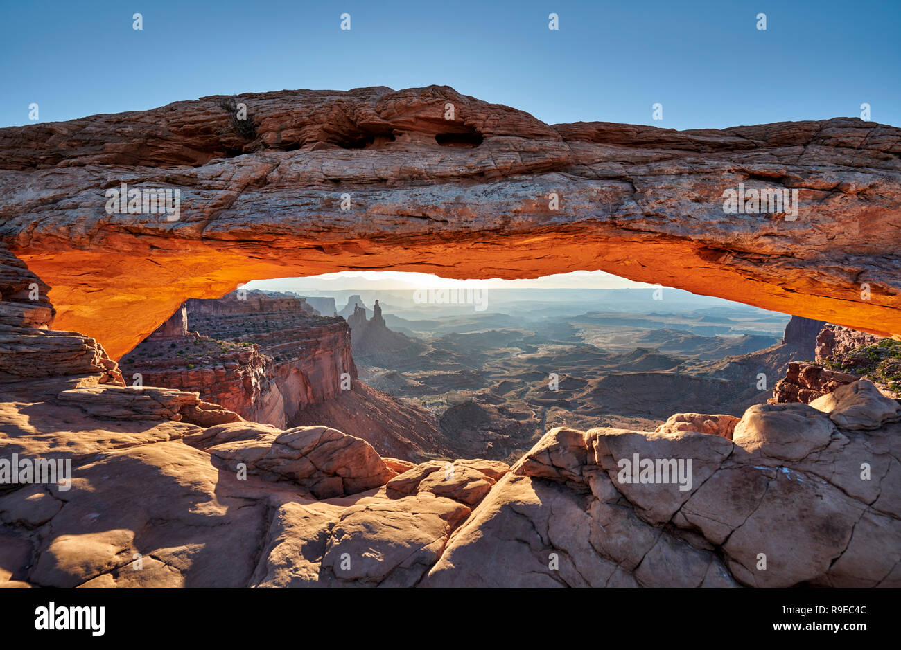 Mesa arch america united states famous place hi-res stock photography ...