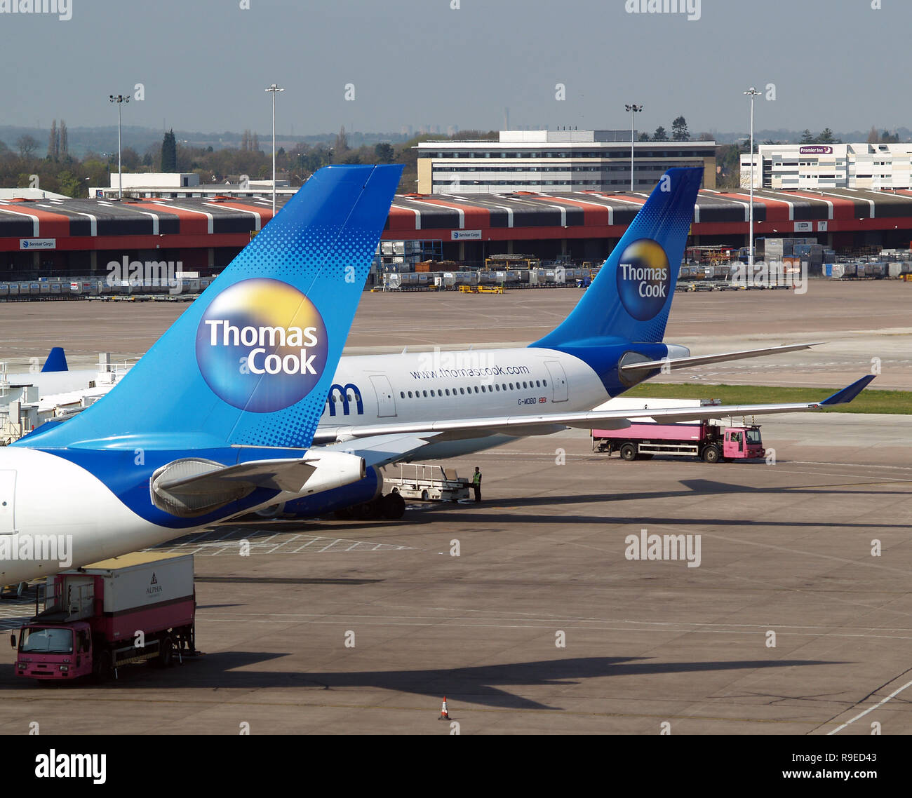 Thomas Cook Plane Tail High Resolution Stock Photography and Images - Alamy