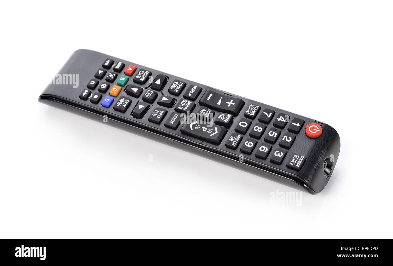 remote control isolated on white background Stock Photo - Alamy