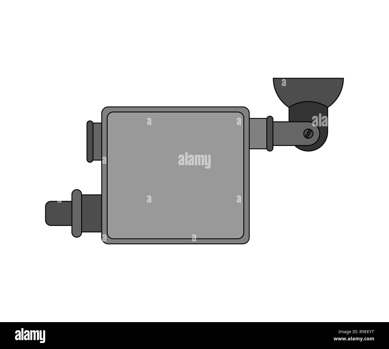 Vape Smoking pipe Electronic cigarette. Vector illustration Stock ...