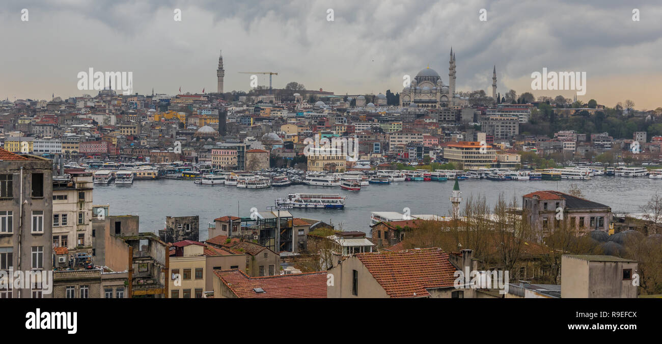 Istanbul, Turkey - located in Galata, the Salt Museum in Istanbul ...