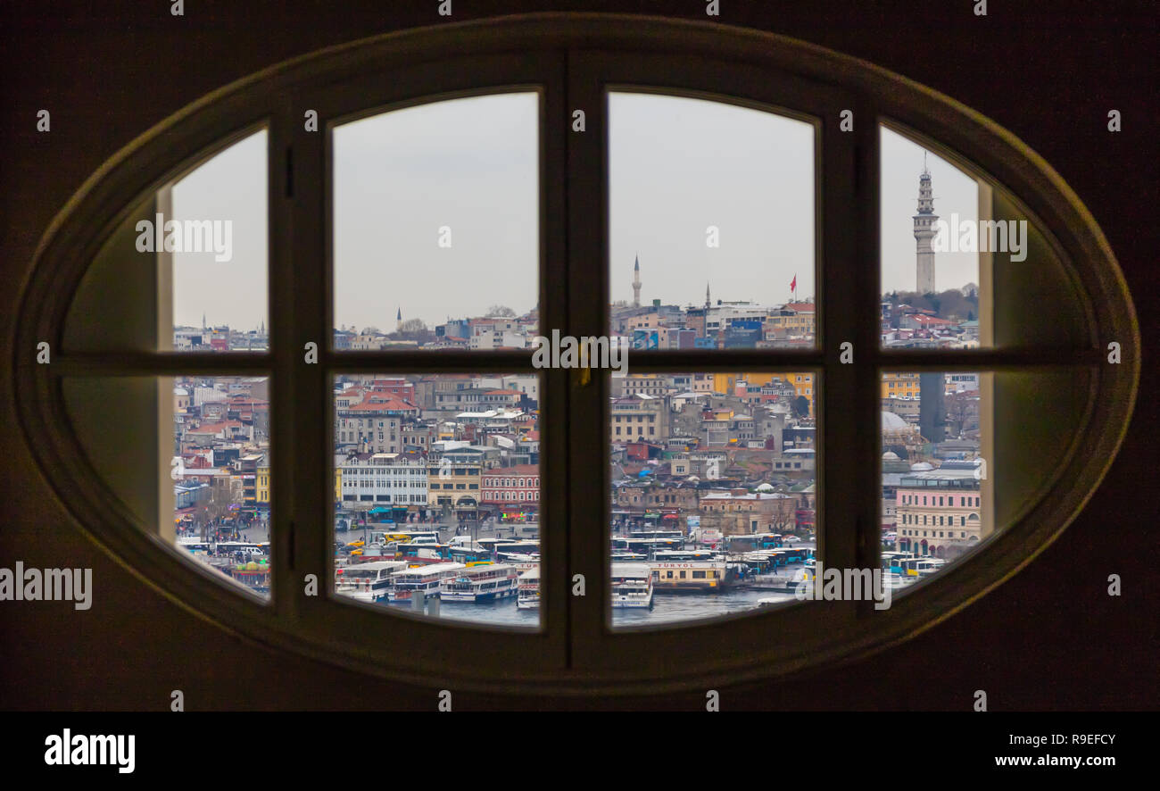 Istanbul, Turkey - located in Galata, the Salt Museum in Istanbul ...