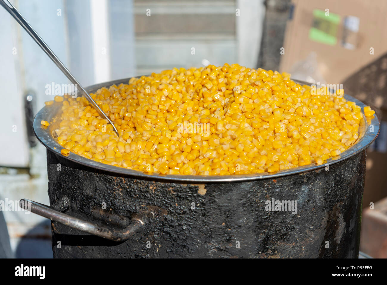 Creamy corn hi-res stock photography and images - Alamy