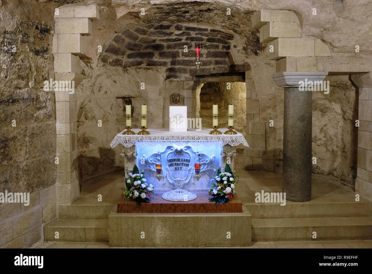 The Grotto of the Roman Catholic Church of the Annunciation or the ...
