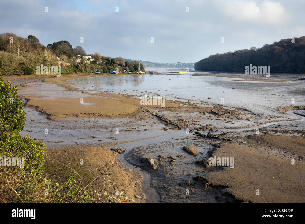 Devoran; Carnon River; Cornwall; UK Stock Photo - Alamy