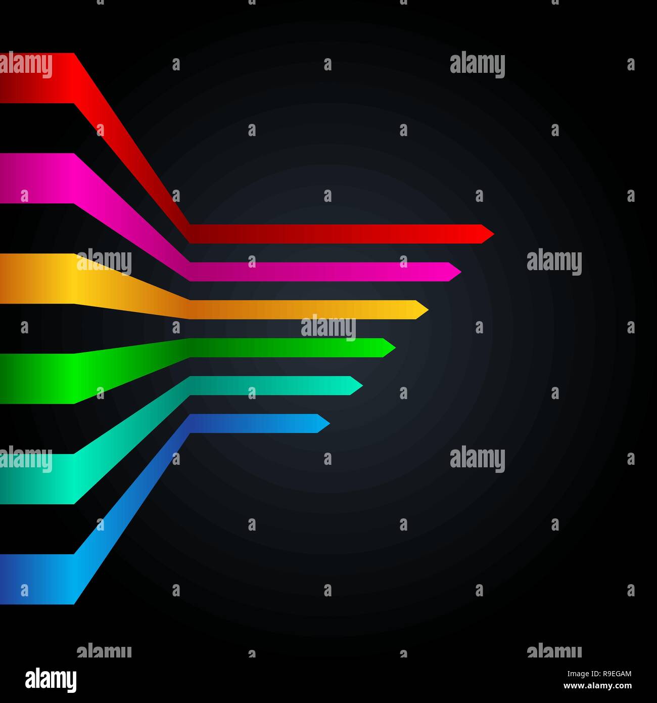 Abstract linear background. Vector illustration. Colorful background ...