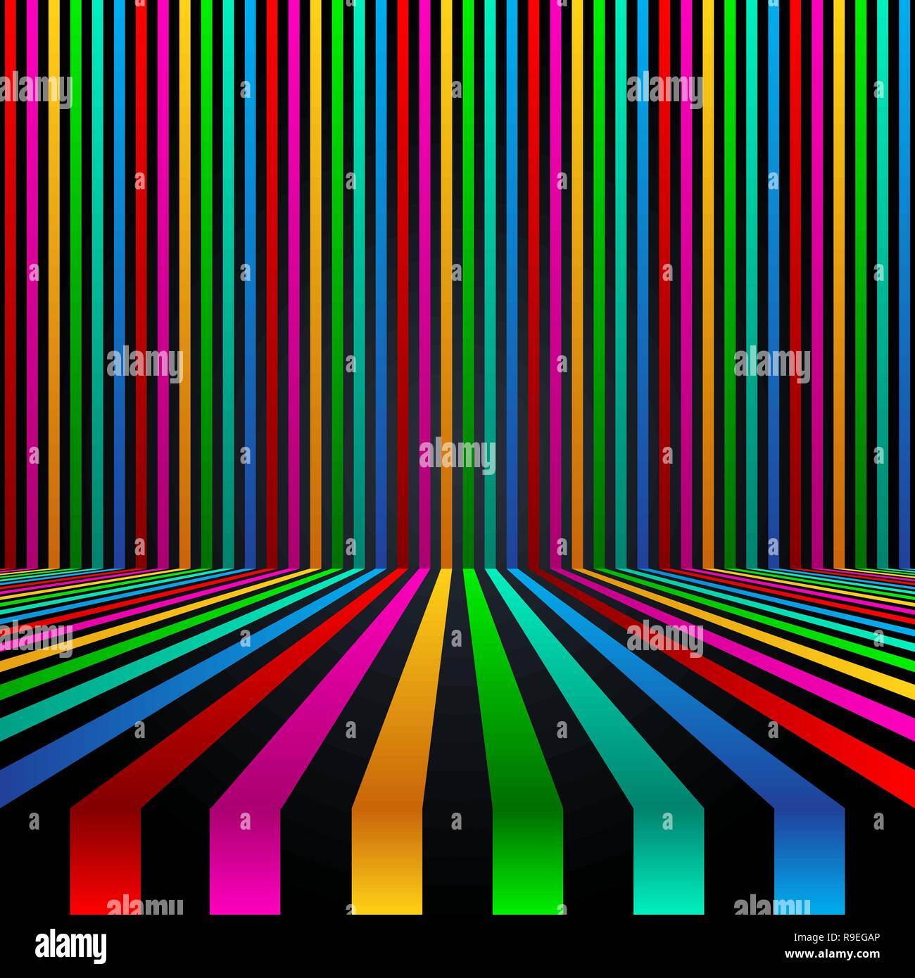 Abstract linear background. Vector illustration. Colorful background ...