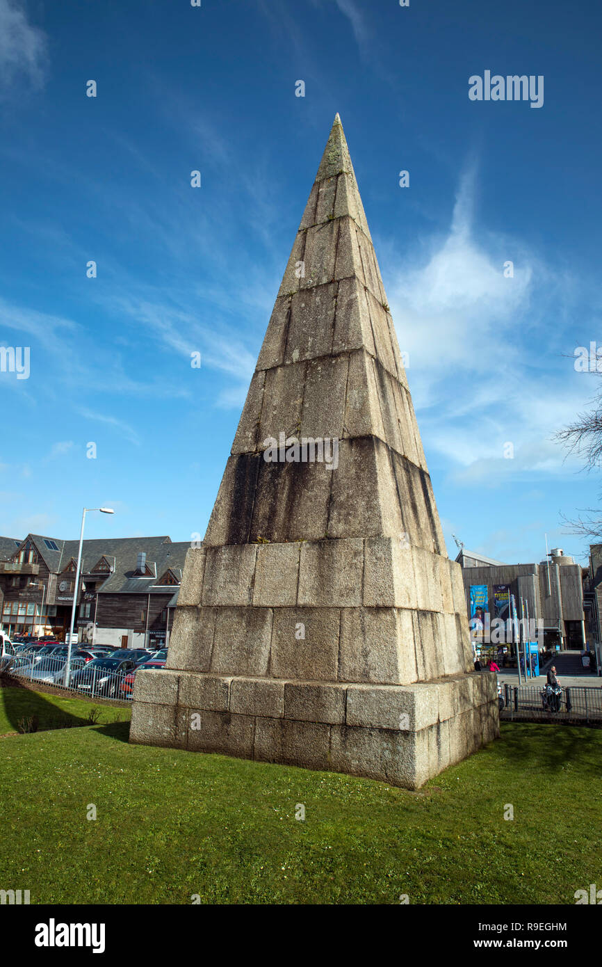 Killigrew Monument; Falmouth; Cornwall; UK Stock Photo - Alamy