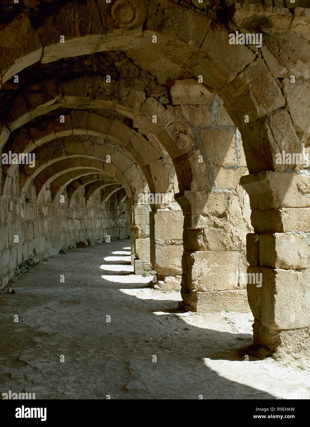 Roman period. Theatre of Aspendos built by architect Zenon (Marcus ...