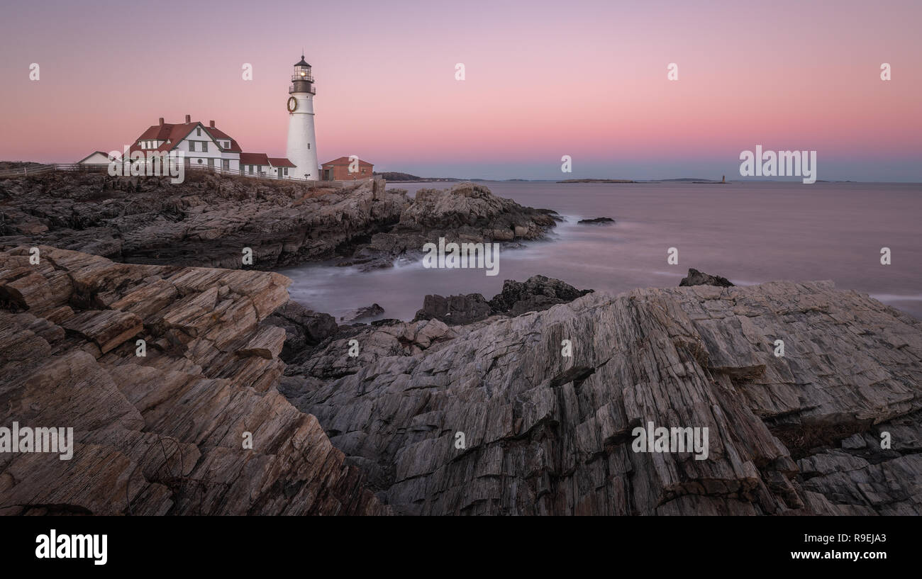 Portland Head Lighthouse Stock Photo - Alamy