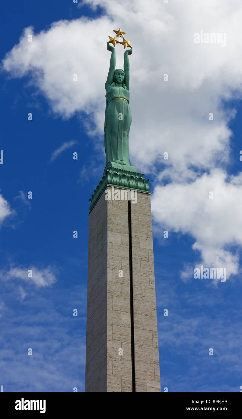 Freedom Monument in Riga, Latvia Stock Photo - Alamy