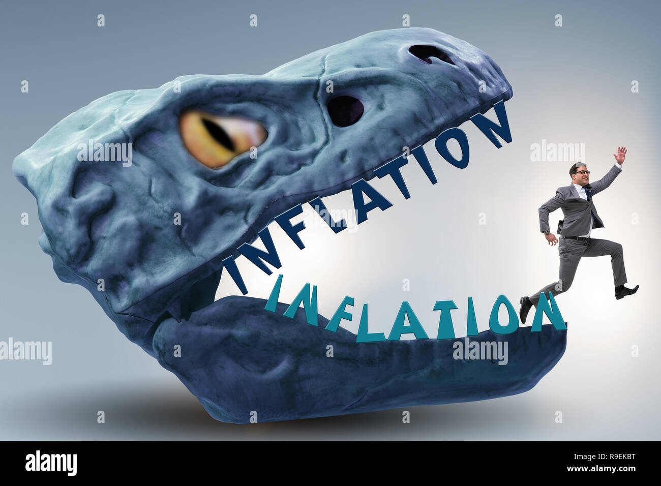 Inflation monster hi-res stock photography and images - Alamy
