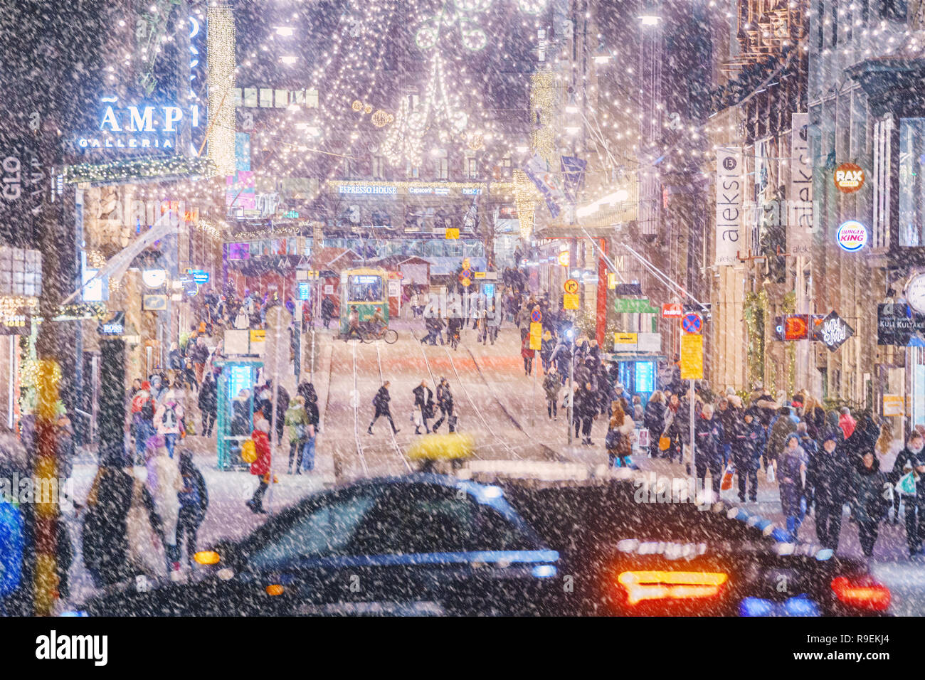 Helsinki by night fall hi-res stock photography and images - Alamy