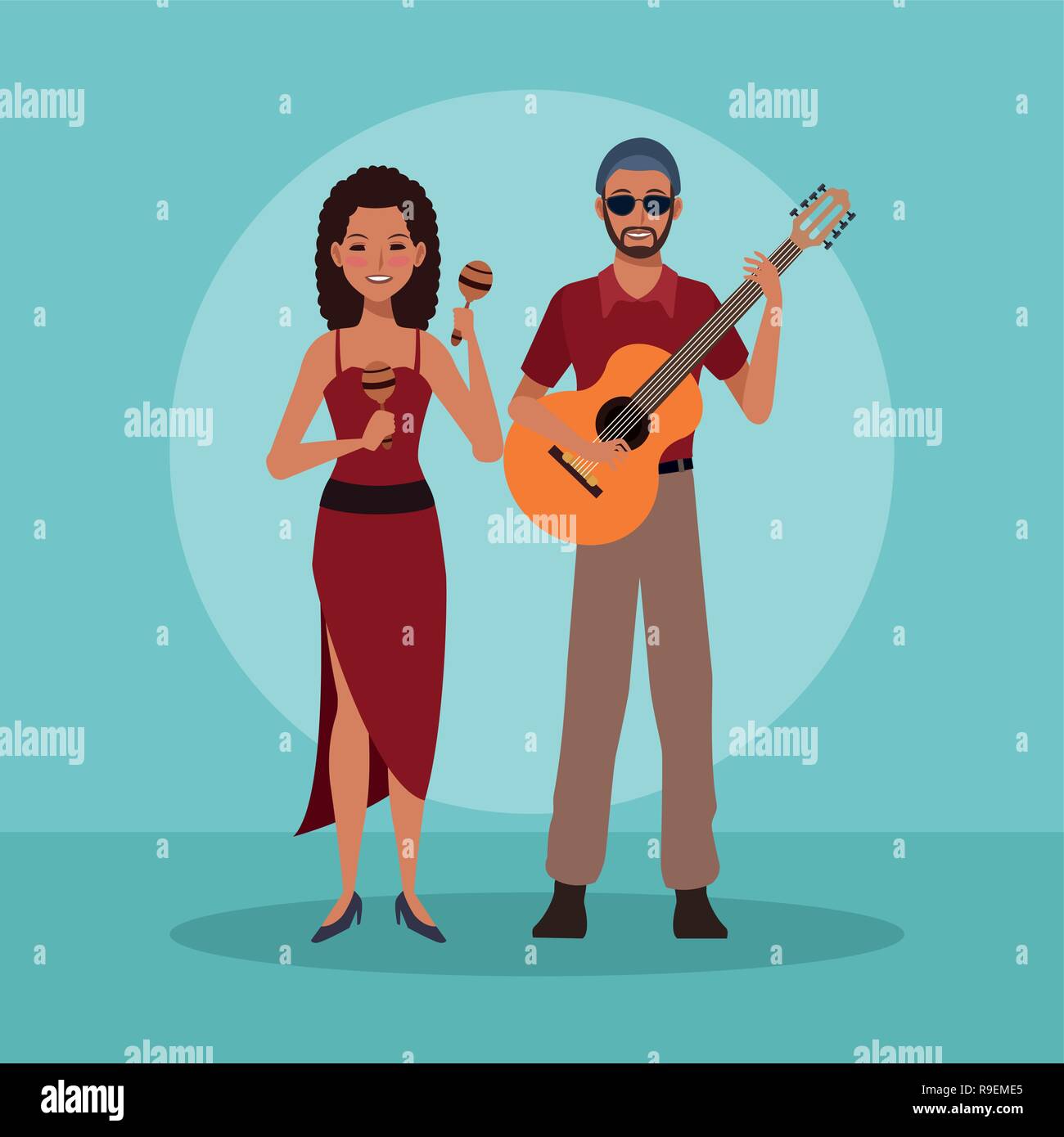 Music band cartoon Stock Vector Image & Art - Alamy
