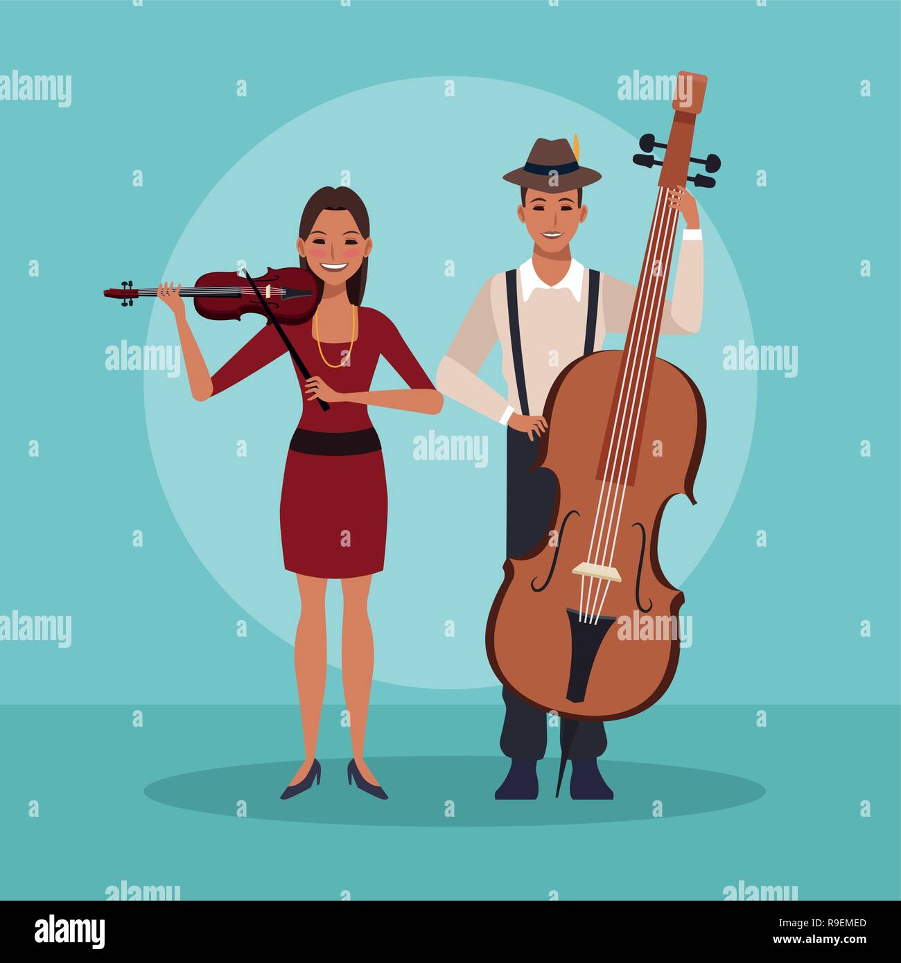 Music band cartoon Stock Vector Image & Art - Alamy