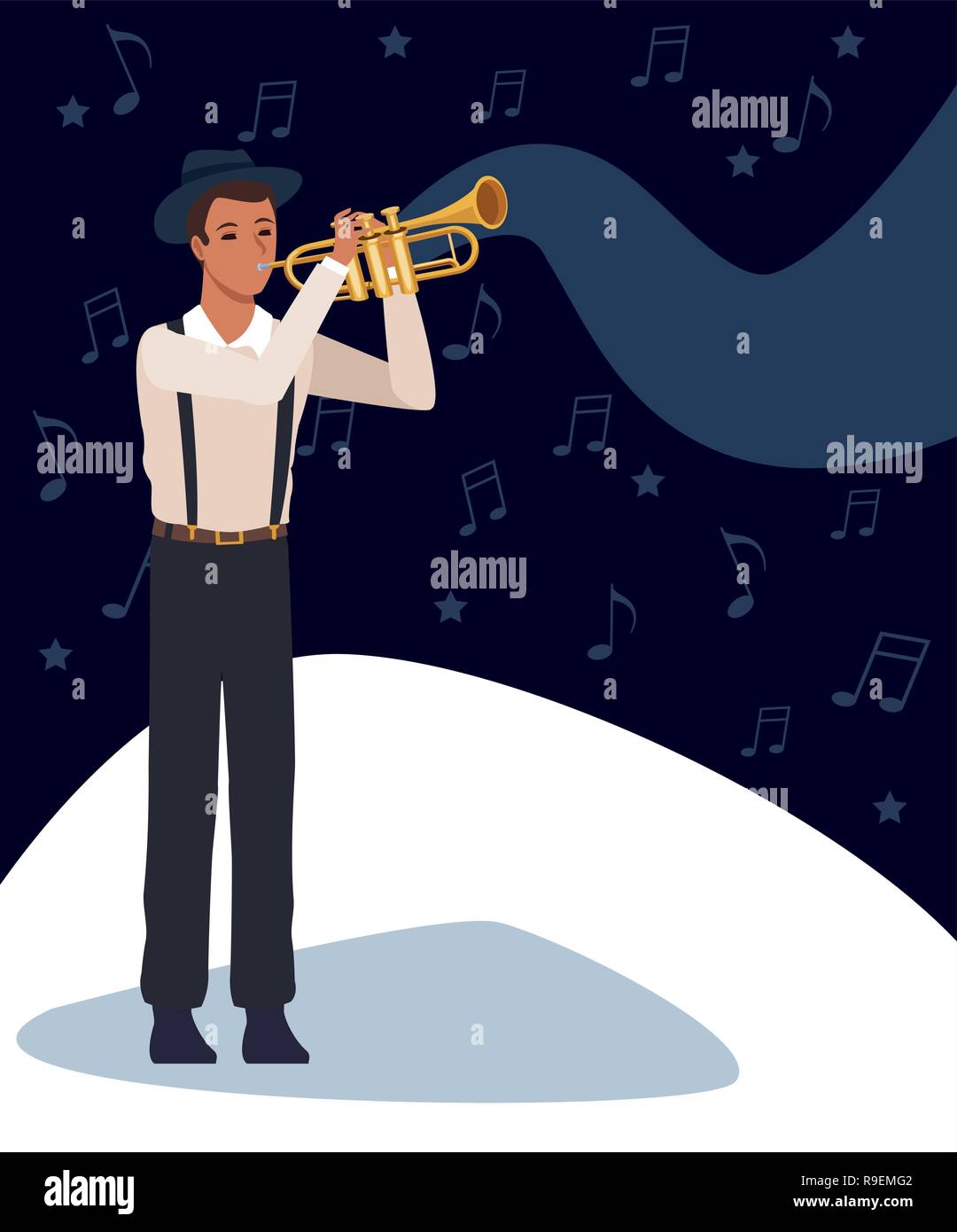 Musician artist cartoon Stock Vector Image & Art - Alamy