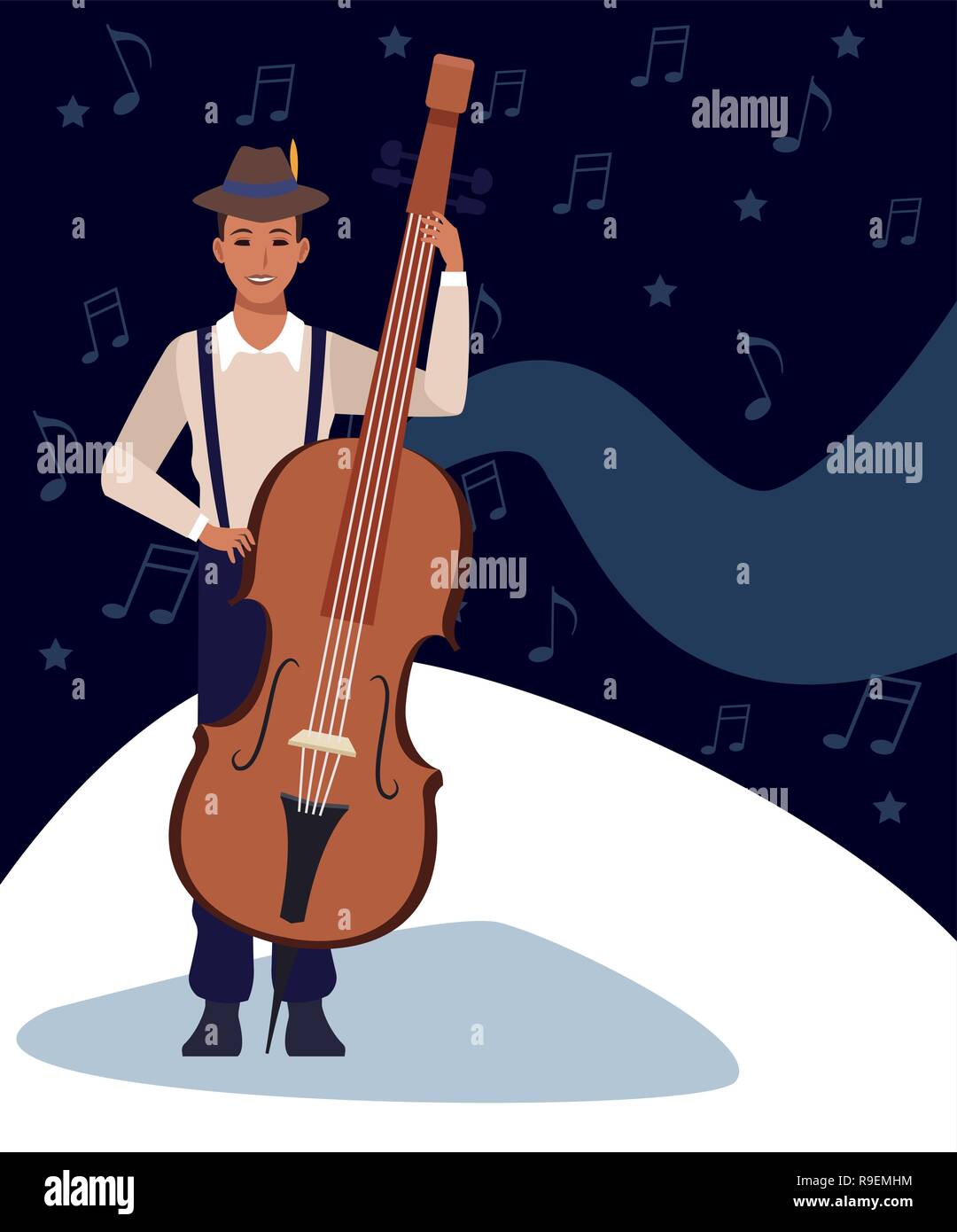 Musician artist cartoon Stock Vector Image & Art - Alamy