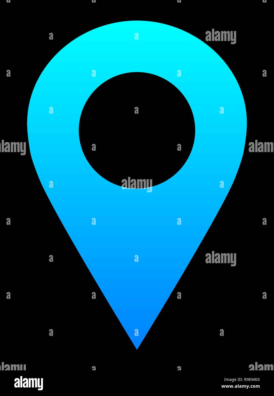 Pinpoint light map Stock Vector Images - Alamy