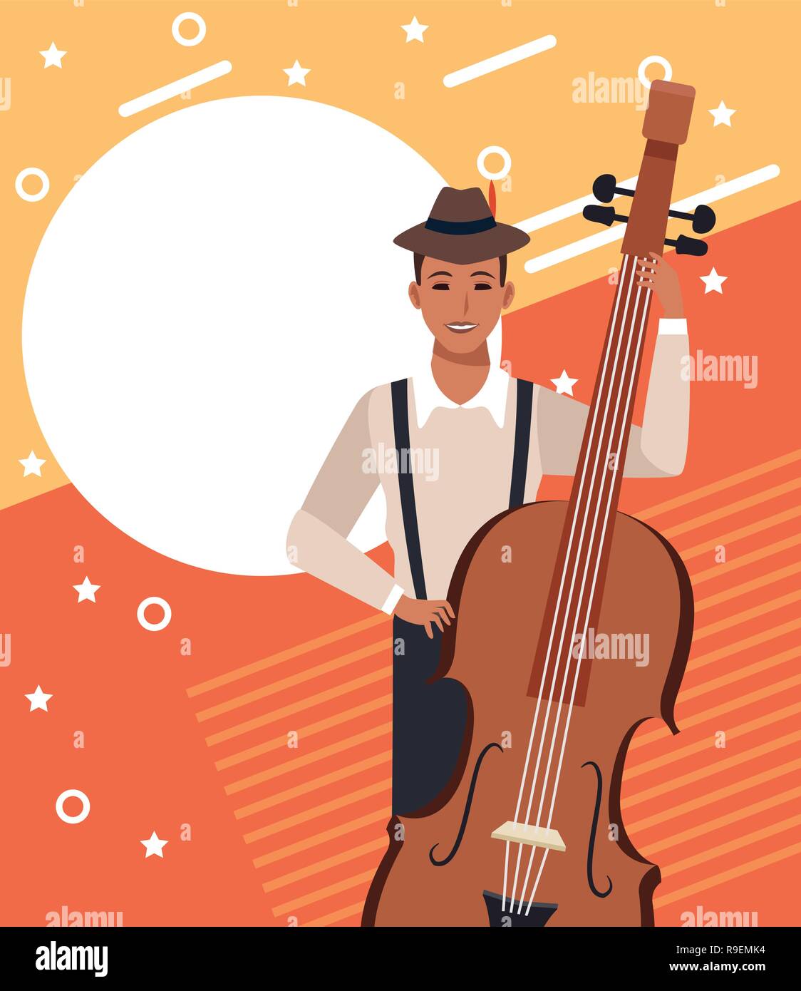 Musician artist cartoon Stock Vector Image & Art - Alamy