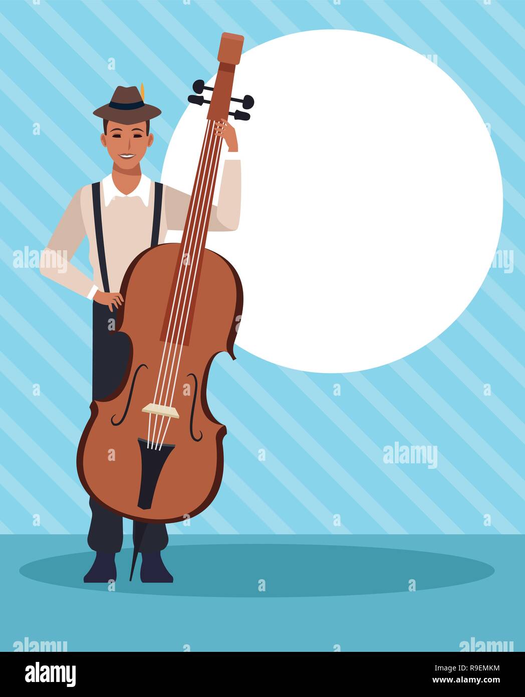 Musician artist cartoon Stock Vector Image & Art - Alamy