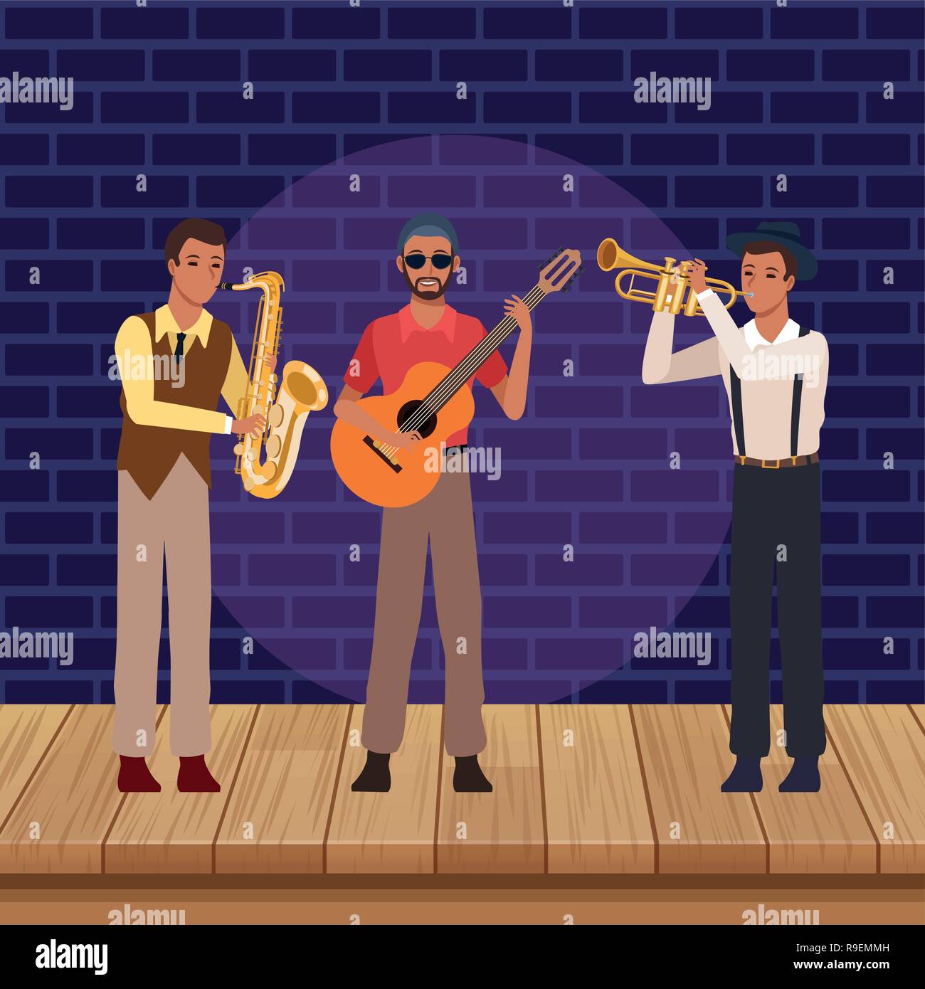 Music band cartoon Stock Vector Image & Art - Alamy