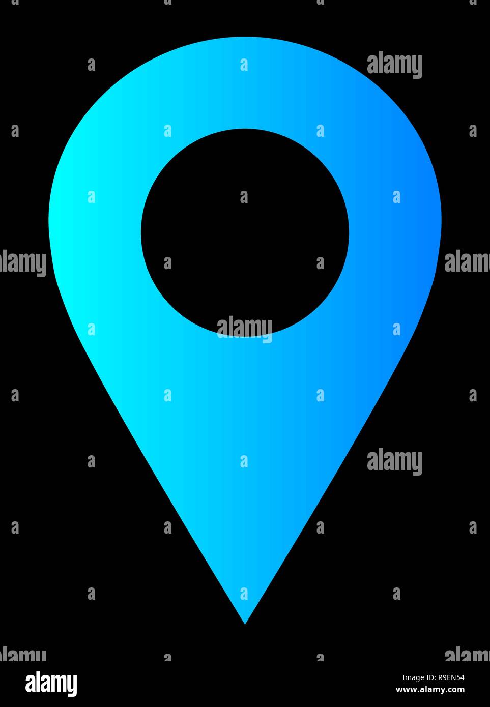 Pinpoint light map Stock Vector Images - Alamy