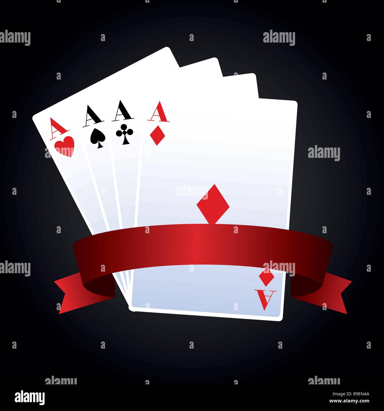 Deck of cards banner Stock Vector Images - Alamy