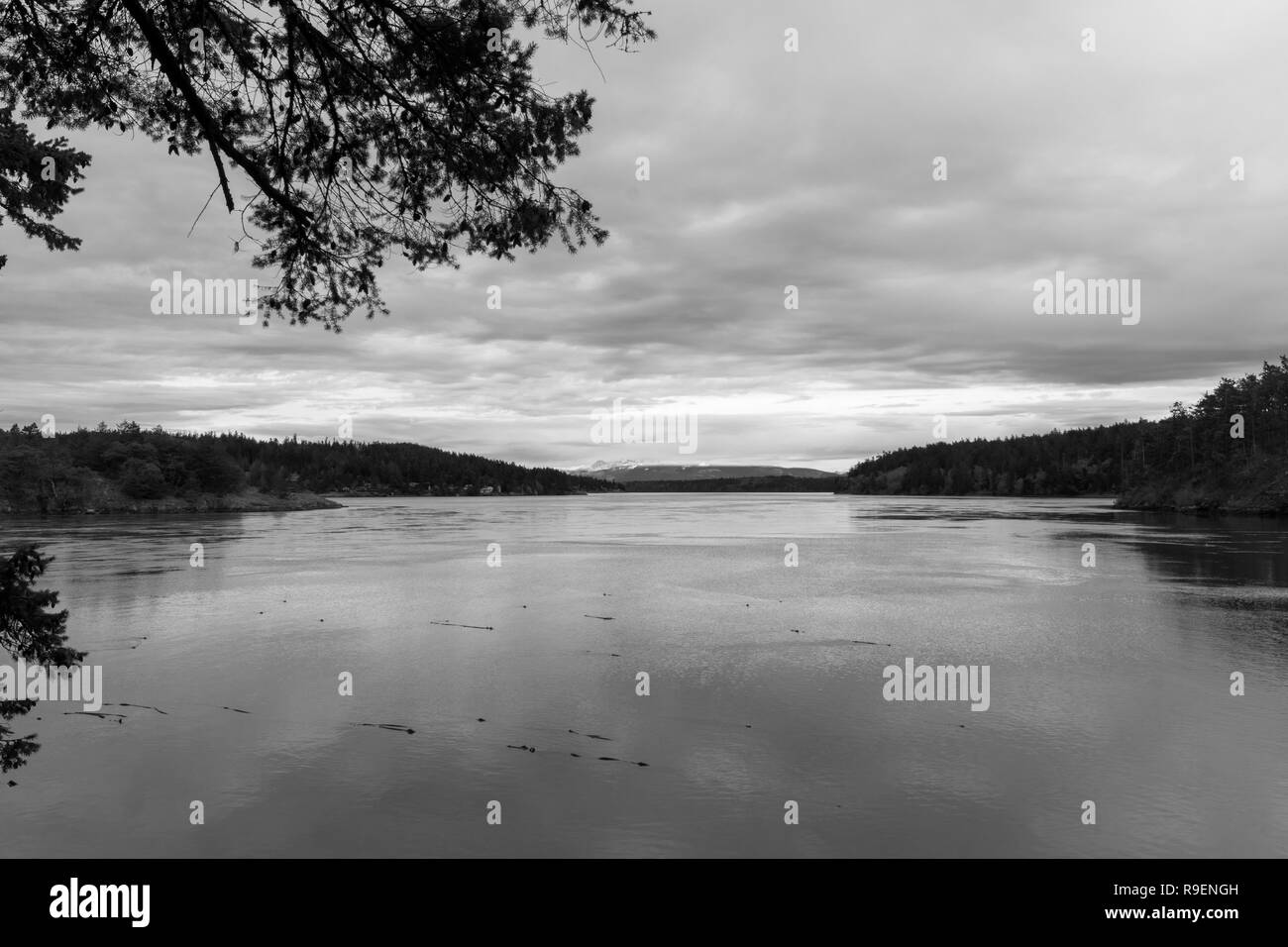 Similk Bay from Deception Pass State Park, Washington Stock Photo - Alamy