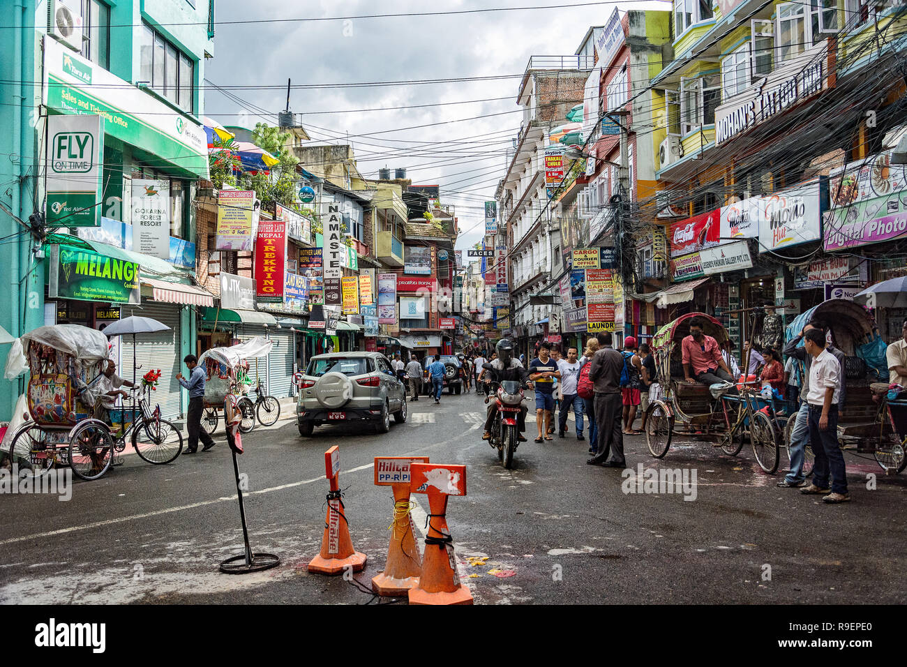 Kathmandu city life hi-res stock photography and images - Alamy