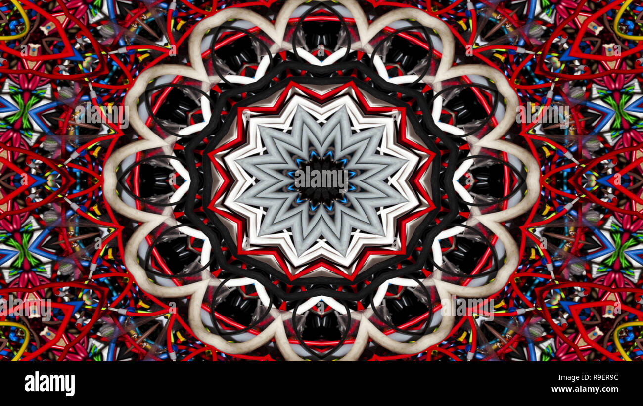 Abstract Cables Electric Wires Symmetric Pattern Ornamental Decorative ...