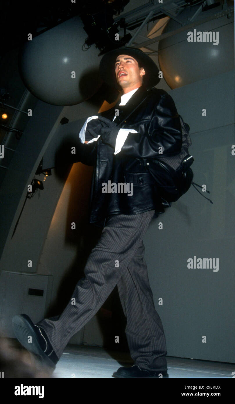 HOLLYWOOD, CA - JUNE 3: Model/actor Billy Wirth walks the runway at the ...