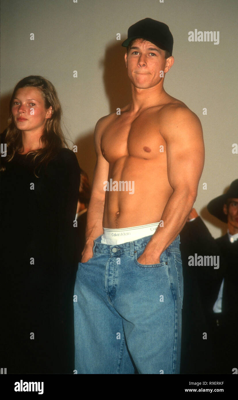 HOLLYWOOD, CA - JUNE 3: Model Kate Moss and Actor/singer Mark Wahlberg ...