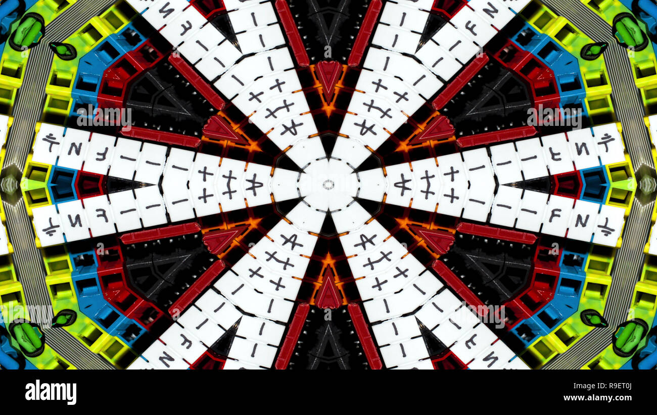 Abstract Cables Electric Wires Symmetric Pattern Ornamental Decorative ...