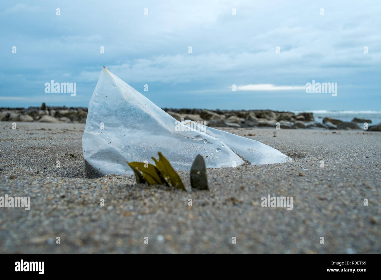 Plastic objects washed up on beach or in the street Stock Photo - Alamy