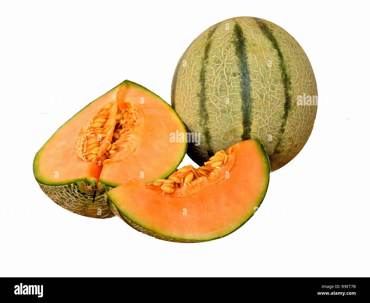 Cantaloupe honeydew whole melon hi-res stock photography and images - Alamy