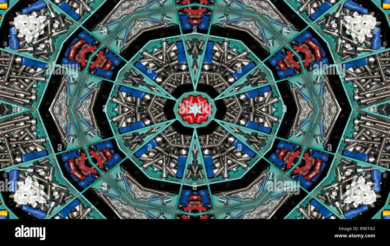 Abstract Cables Electric Wires Symmetric Pattern Ornamental Decorative ...