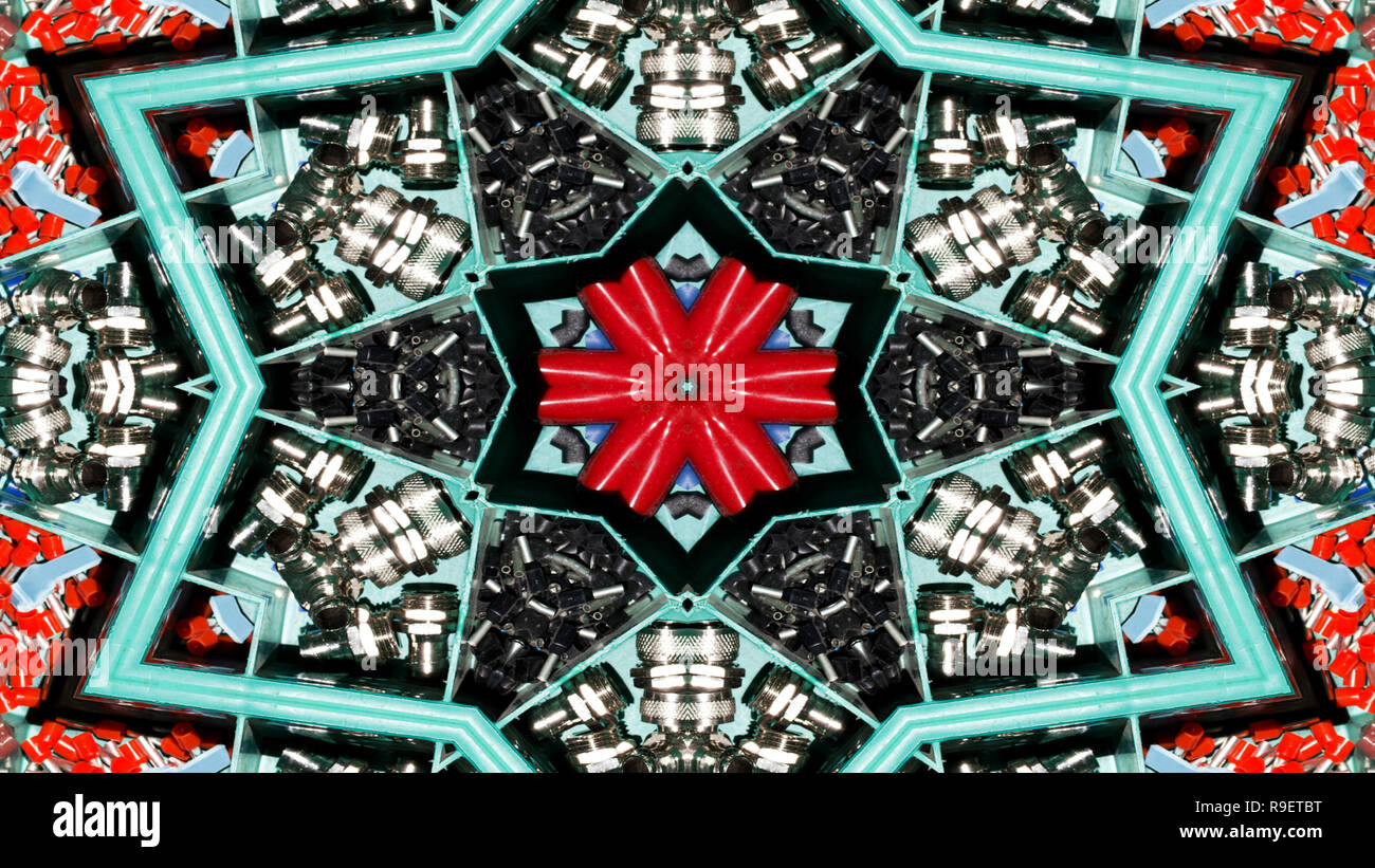 Abstract Cables Electric Wires Symmetric Pattern Ornamental Decorative ...