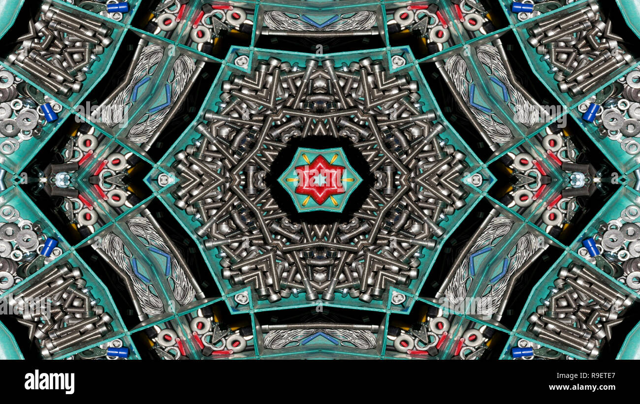 Abstract Cables Electric Wires Symmetric Pattern Ornamental Decorative ...