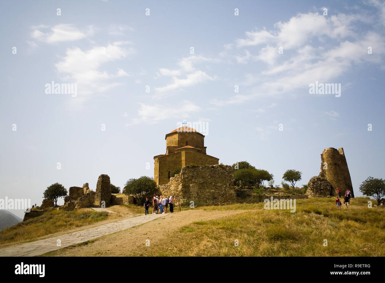 Mtskheta, Georgia, September 3, 2018: Monastery of the Holy Cross ...