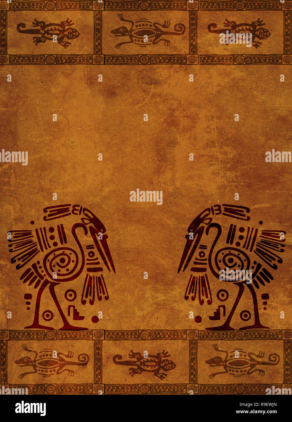Background with American Indian national patterns Stock Photo - Alamy