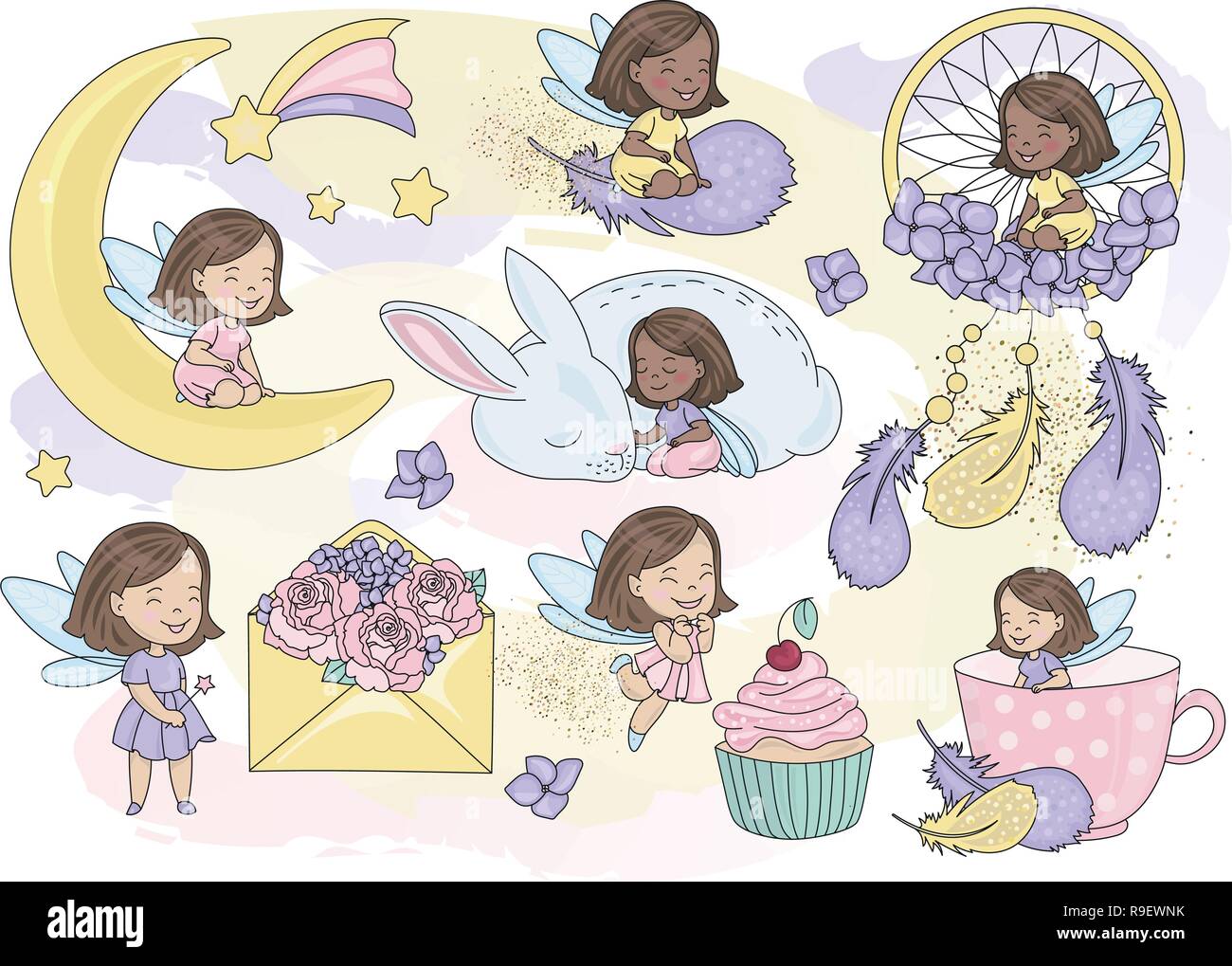 Color Clipart Fairy Tale Books