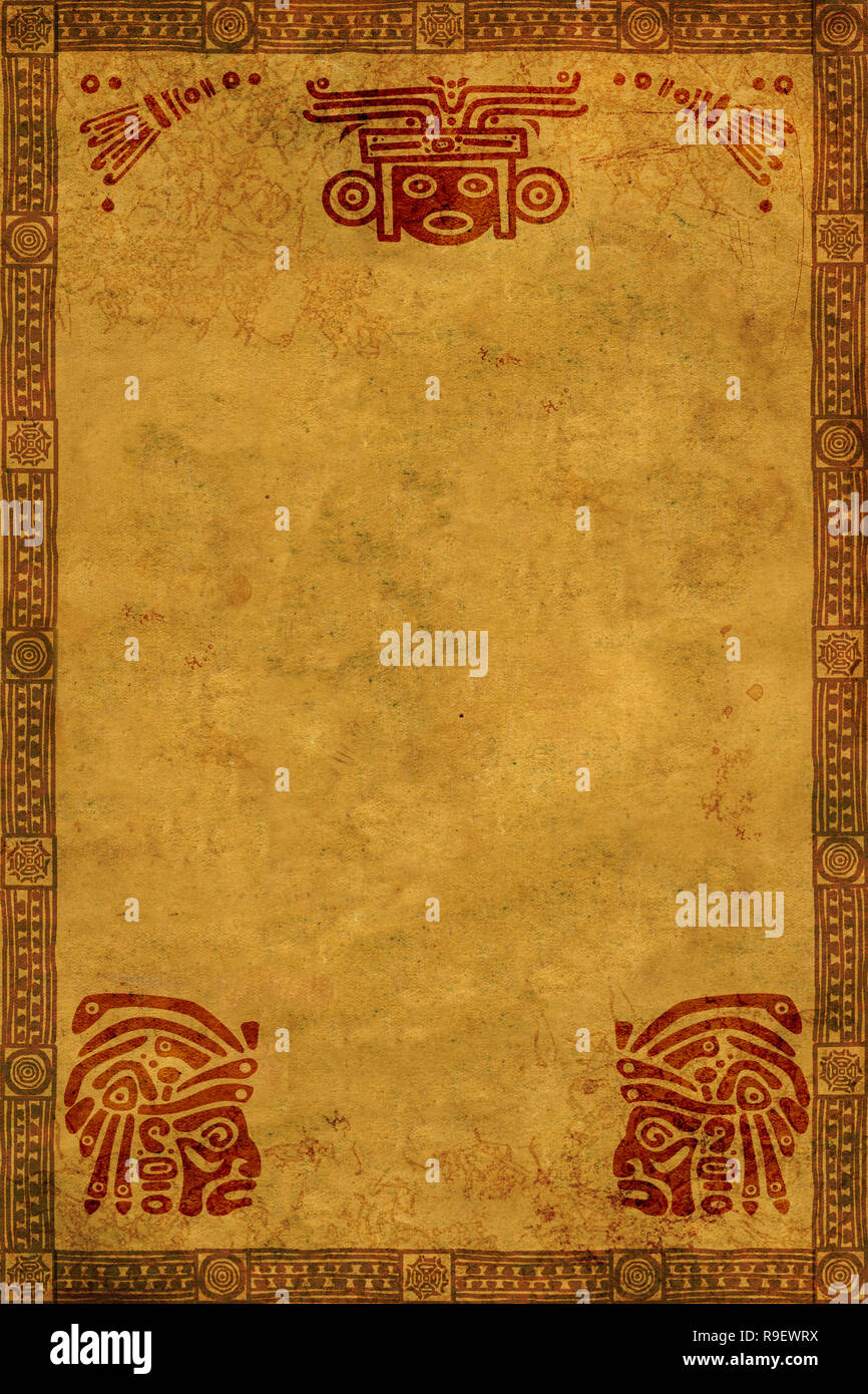 Background with American Indian national patterns Stock Photo - Alamy