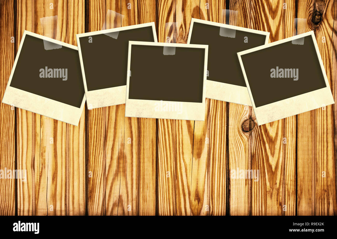 Grunge background with photoframes Stock Photo - Alamy