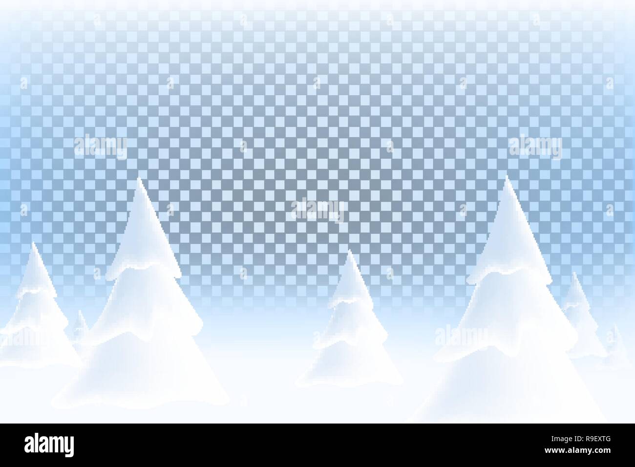 Happy New Year 2019. Realistic snowdrift on transparent background ...