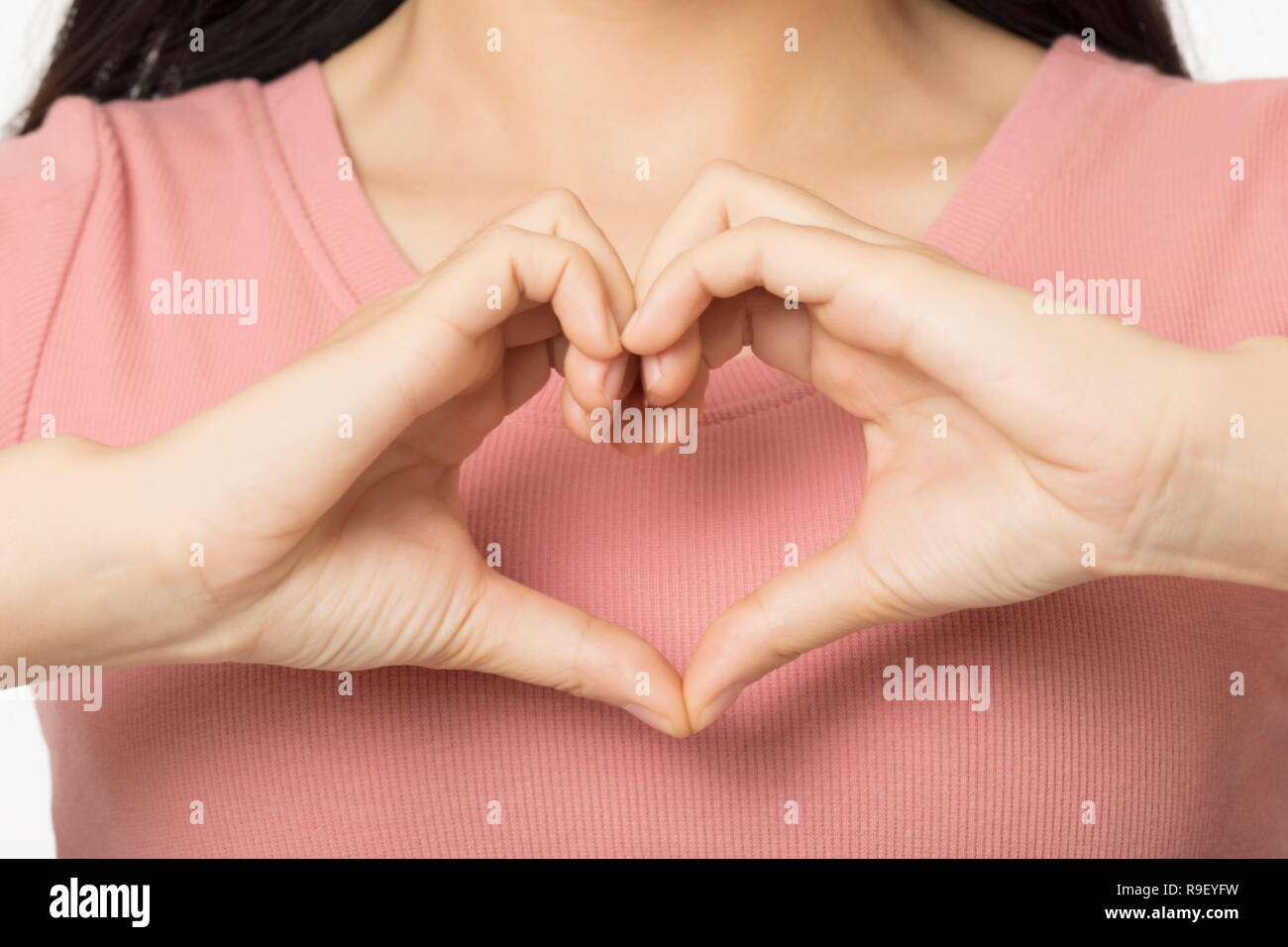 Hand Heart Gesture Stock Photos & Hand Heart Gesture Stock Images - Alamy