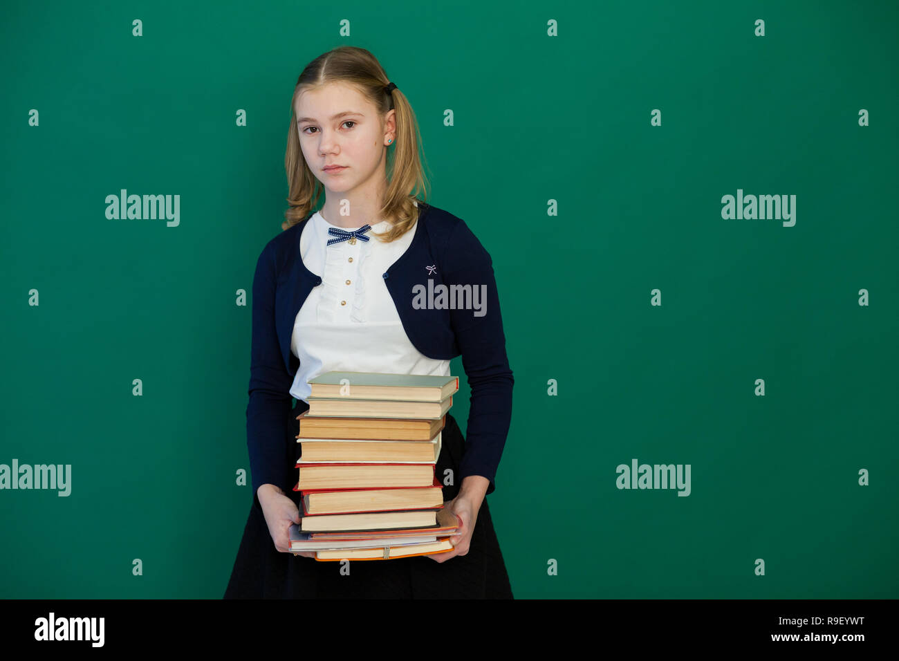 girl from school boards in the classroom teaching Stock Photo - Alamy