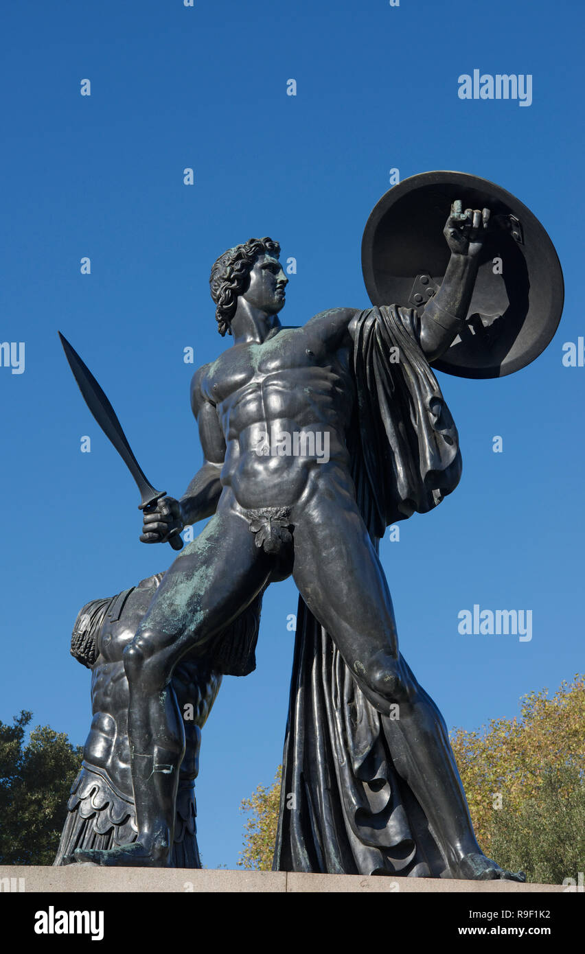 Statue of Achilles dedicated to Duke of Wellington Hyde Park Corner ...